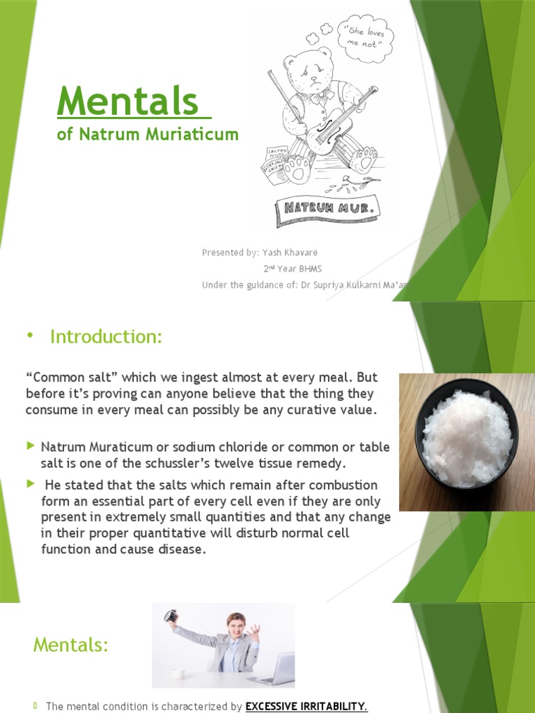 Natrum Muriaticum | PDF | Feeling | Grief