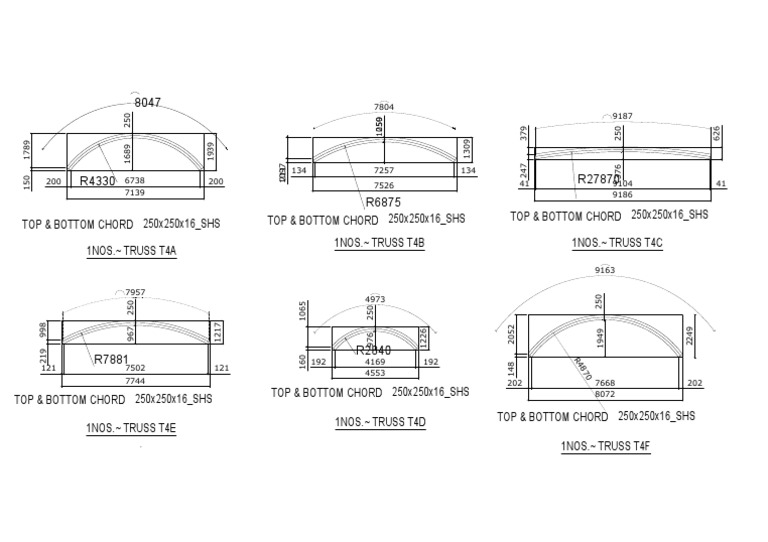 Curve Truss | PDF | Architectural Design | Architecture