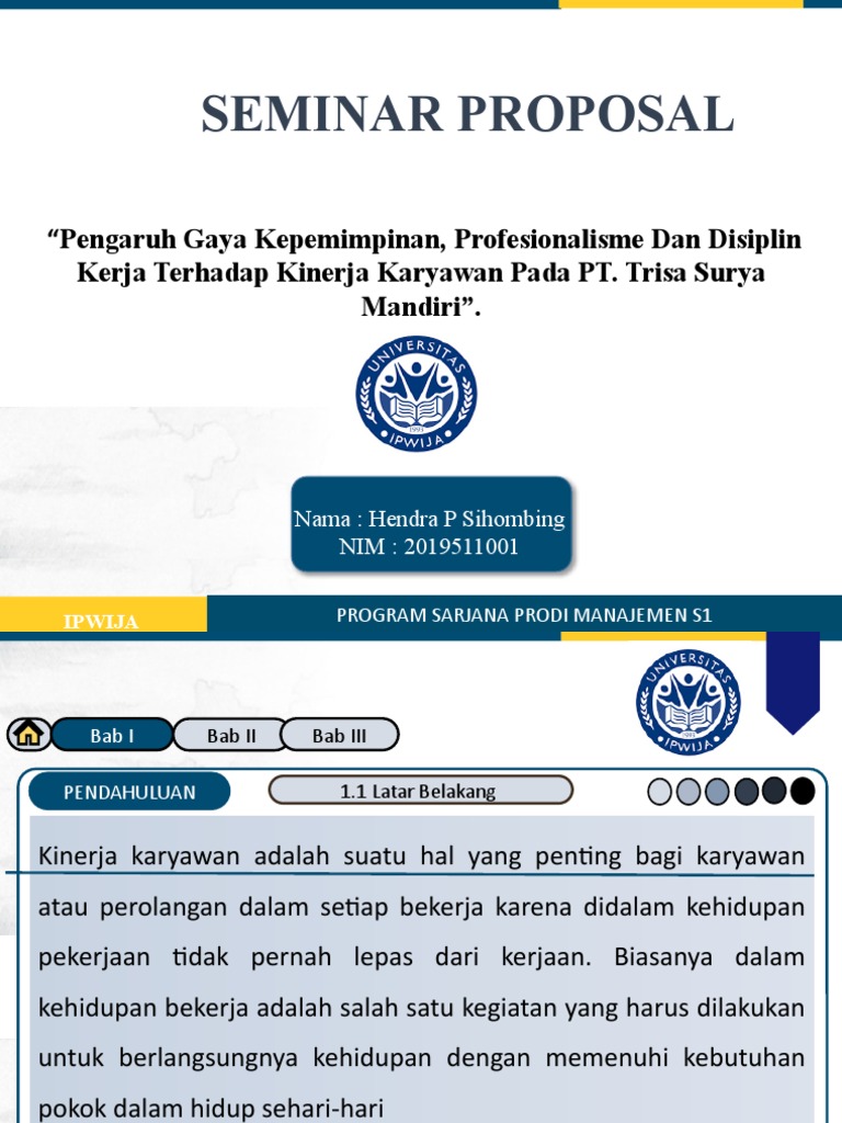 Proposal Hendra P Sihombing Fix | PDF | Bisnis