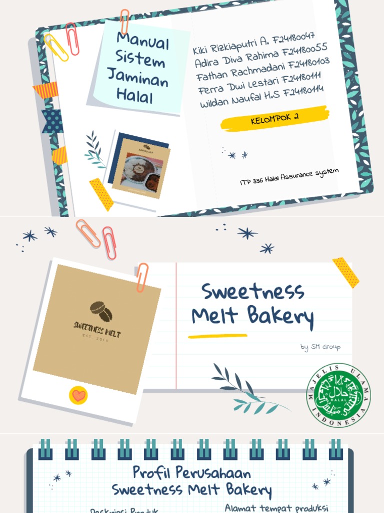 MANUAL HALAL - Sweetness Melt Bakery - Kelompok 2 - K1 | PDF