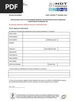 BGAS-CSWIP Application Form For 5 Year Renewal | PDF | Cheque | Wire Transfer