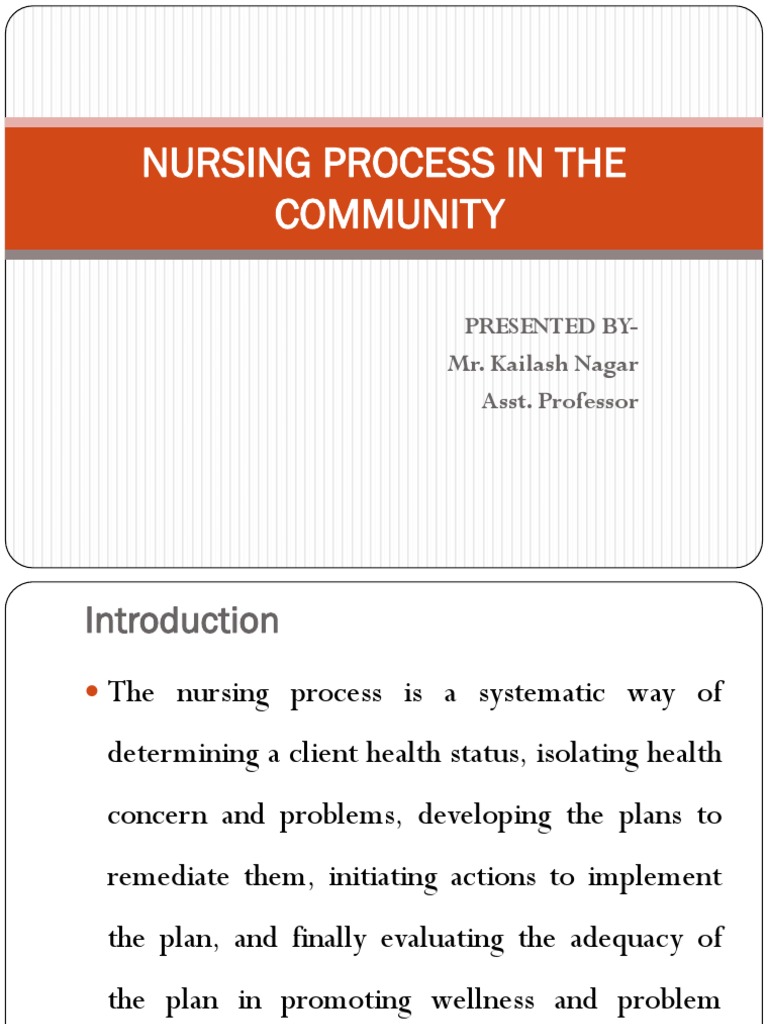 Nursing Process Community | PDF