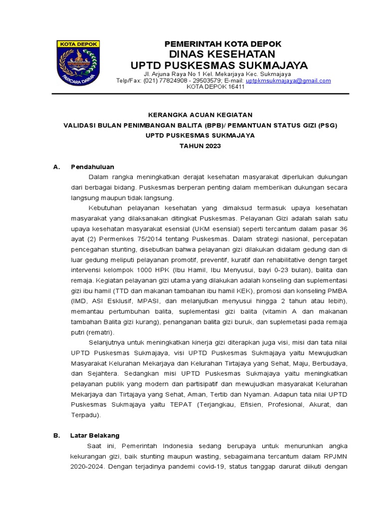 Kak Validasi BPB 2023 | PDF