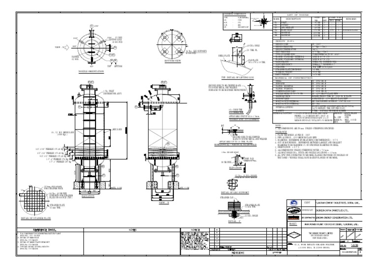 111-GA-MGF-101 G.A. FOR MULTI GRADE FILTER-Model | PDF | Pipe (Fluid ...
