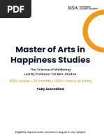 VAC - The Art of Being Happy Syllabus | PDF | Happiness | Well Being