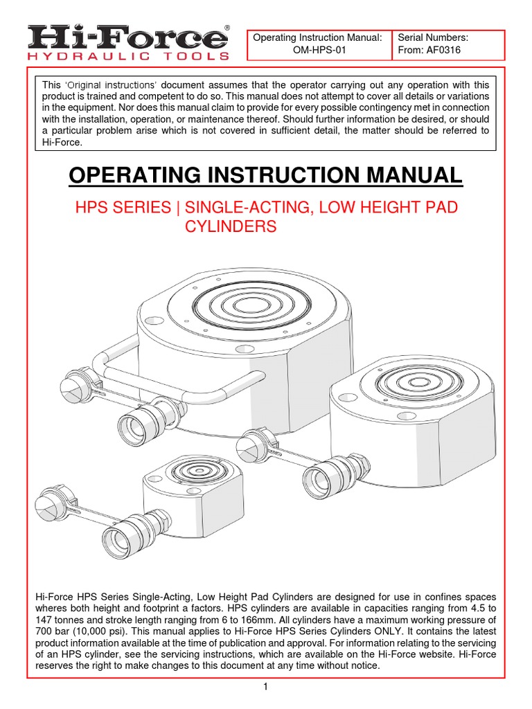 HPS Operating Manual PDF187202192316 | PDF