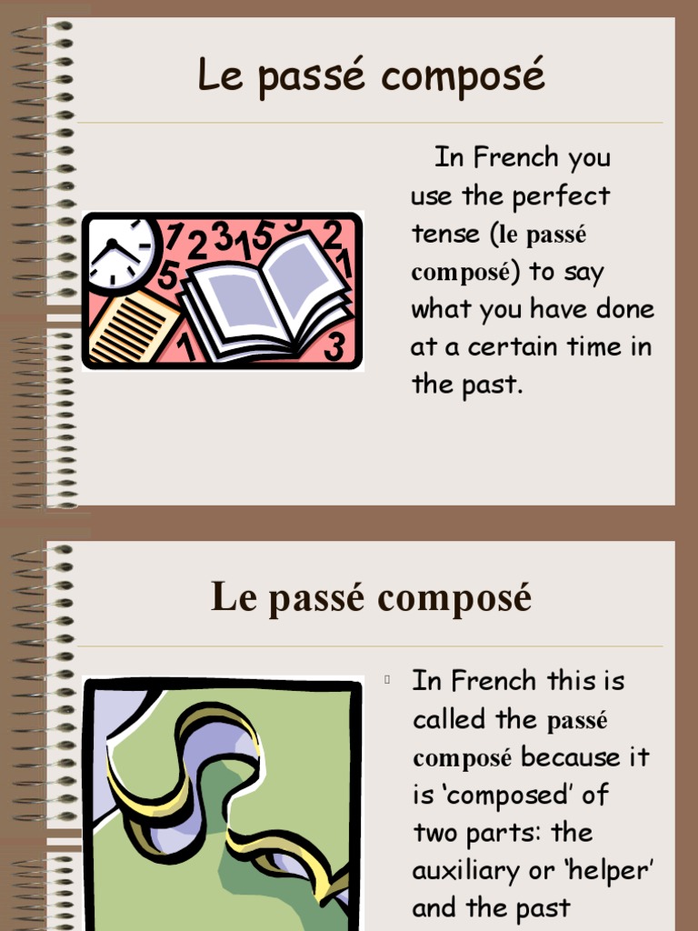 Comprendre le passé composé en français | PDF | Études des langues ...