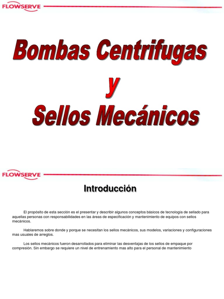Bombas y Sellos I | PDF