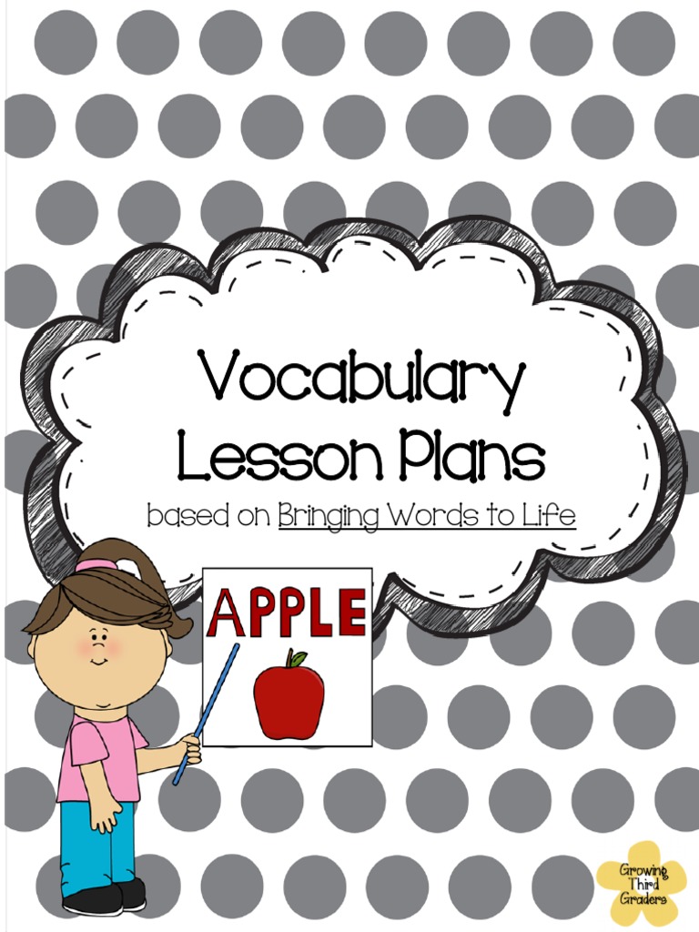 Vocabulary Lesson Plans: Based On Bringing Words To Life | PDF ...