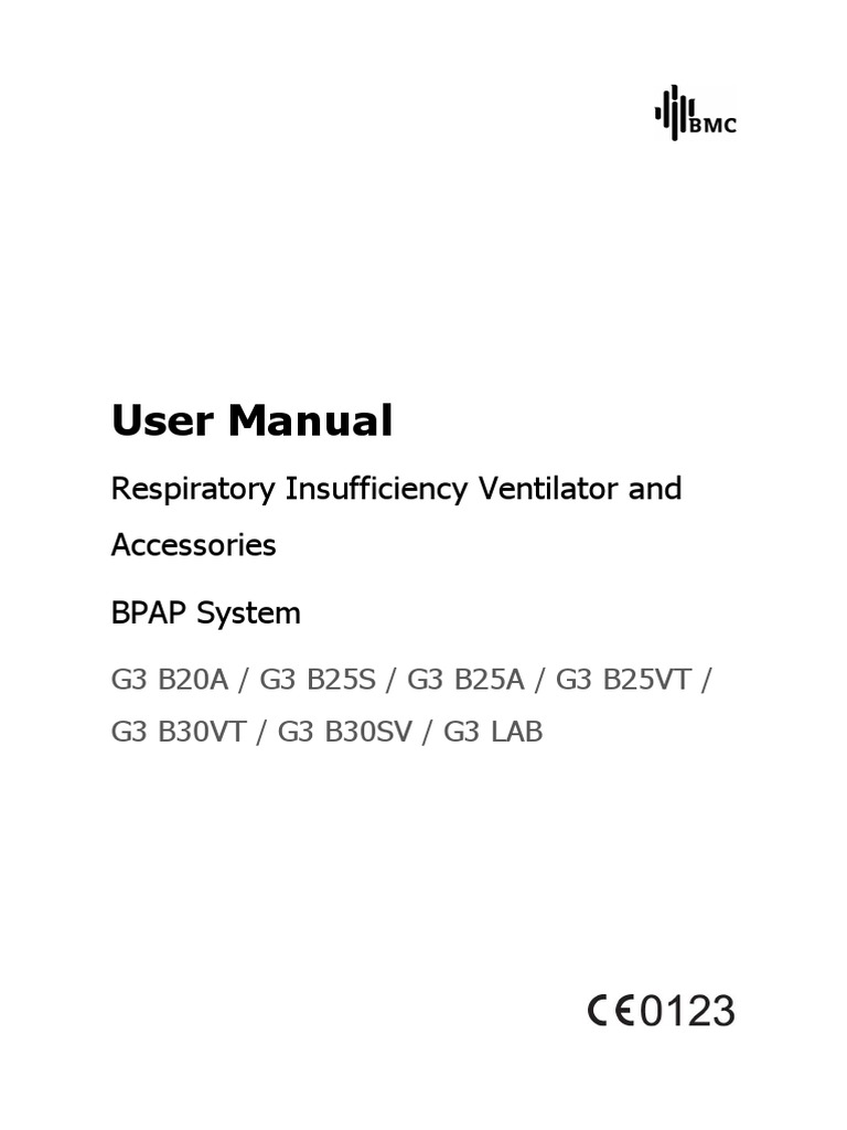 Instruction Manual BIPAP | PDF