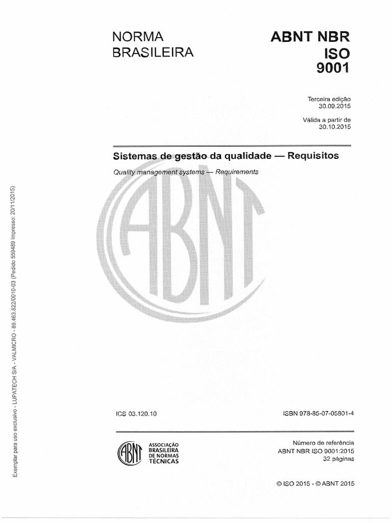 Iso 9001-2015 | PDF