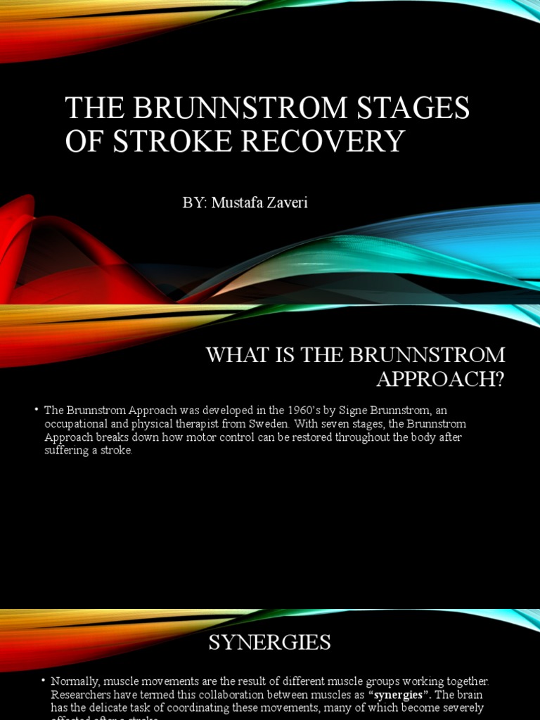 The Brunnstrom Stages of Stroke Recovery | PDF | Anatomical Terms Of Motion | Elbow