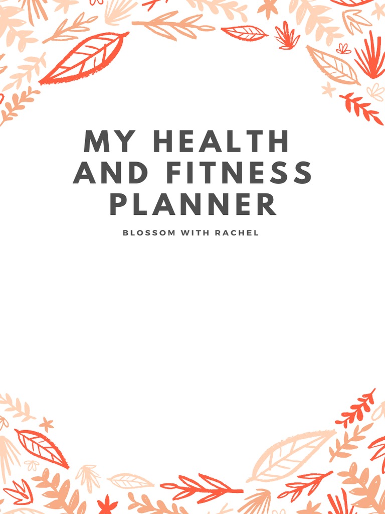 Blossom Fitness Planner by Rachel | PDF