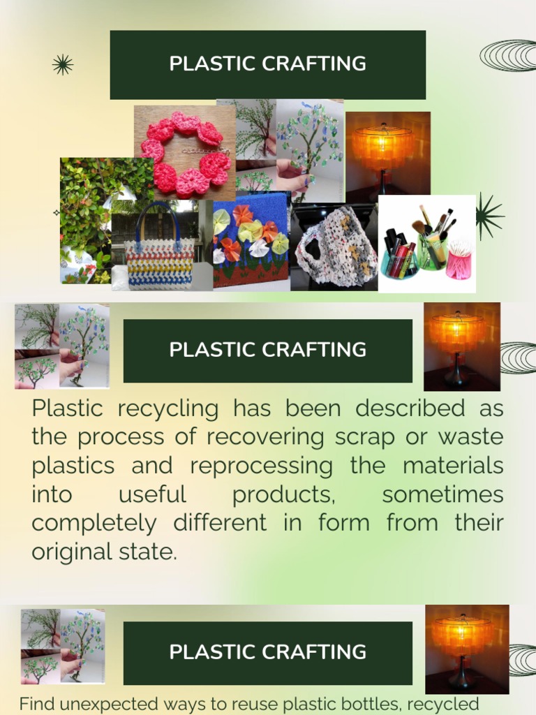 Plastic Craft | PDF | Recycling | Crochet