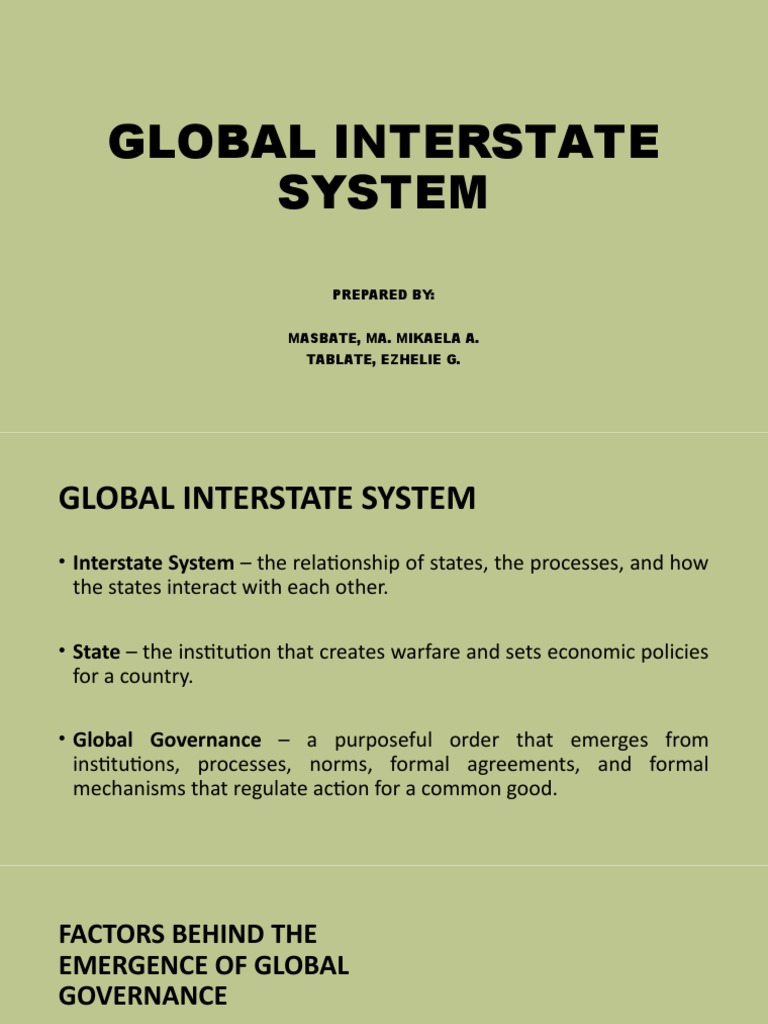 Global Interstate System | PDF Global Interstate System | PDF