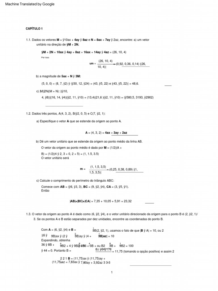 Equações de Eletromagnetismo Hayt | PDF | Geometria Clássica ...