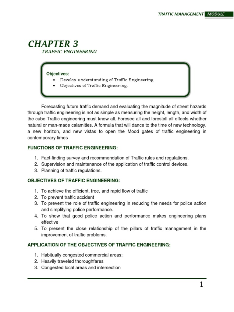 Cdi 3 Chapter 3 | PDF | Traffic | Intersection (Road)