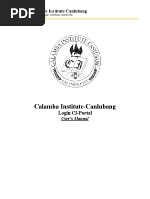 Calamba Institute Logo