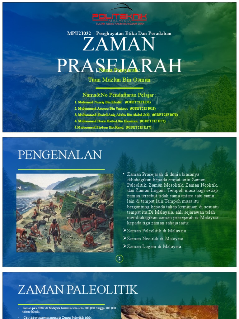 Zaman Prasejarah | PDF