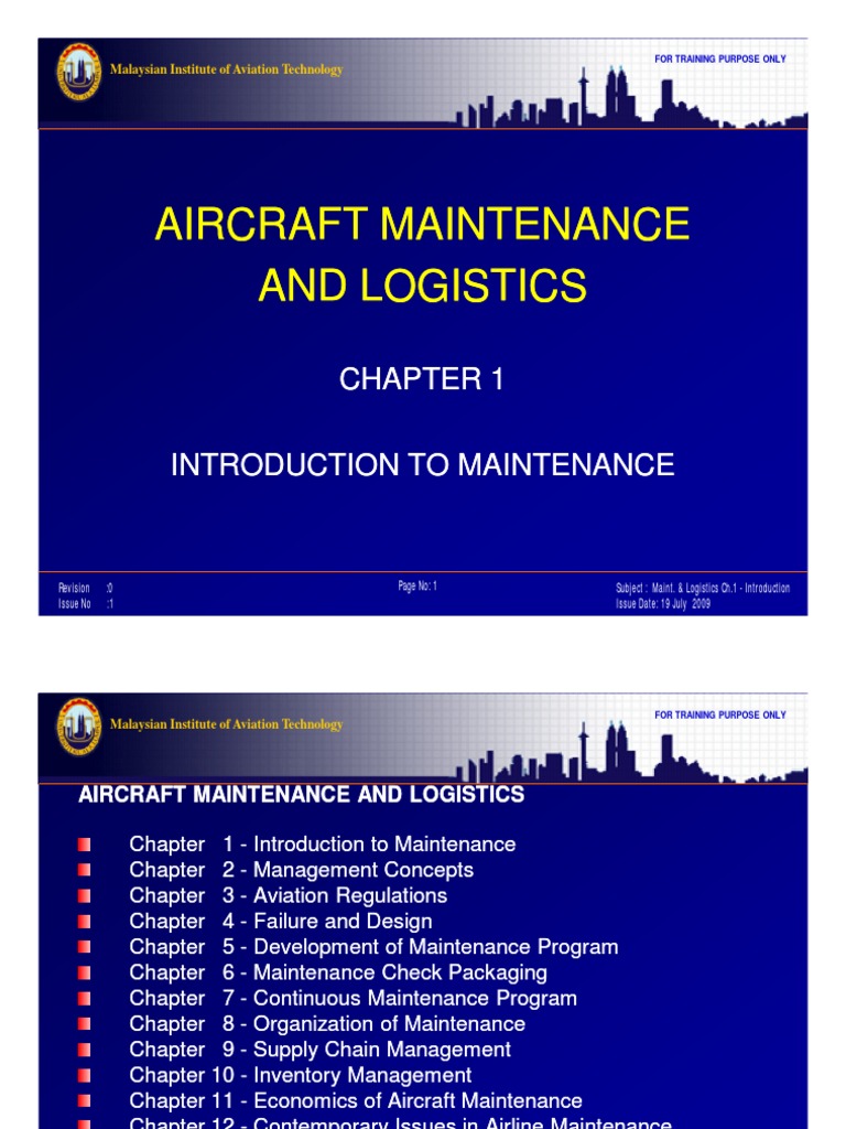 Aircraft Maintenance Intro Guide | PDF | Reliability Engineering ...