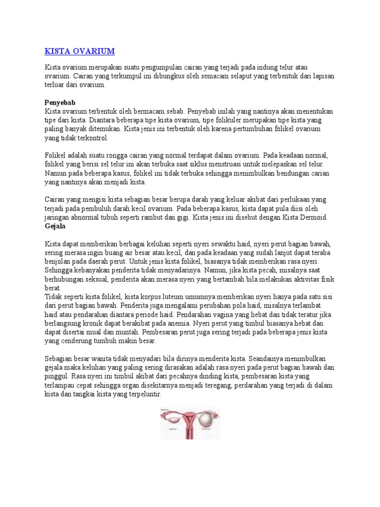 KISTA OVARIUM | PDF