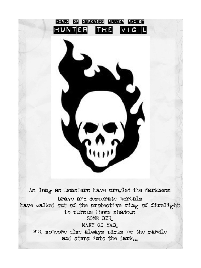 Hunter The Vigil: World of Darkness Player Packet | PDF