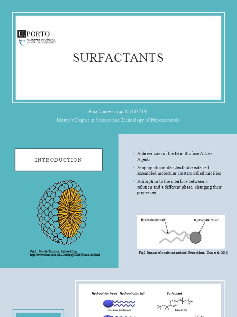 Surfactant S Pdf Surfactant Detergent