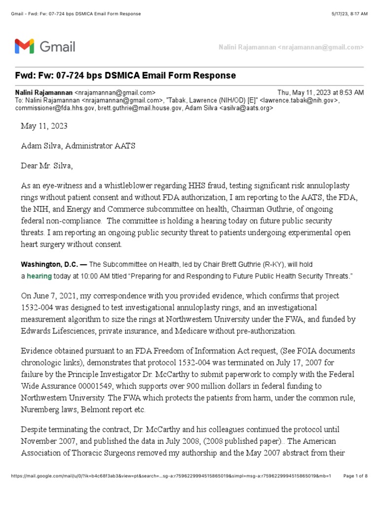 Gmail - FWD: FW: 07-724 Bps DSMICA Email Form Response | PDF