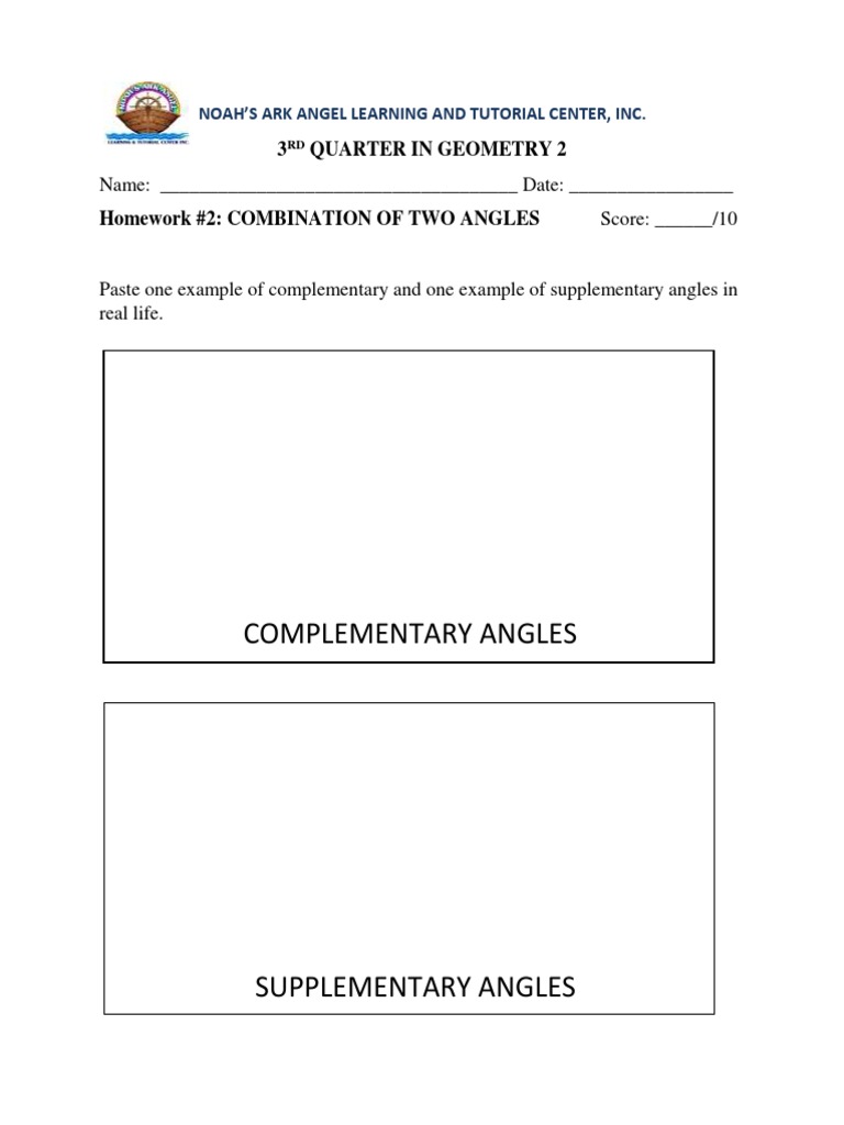 Geom2 Q3 Homework No.2 | PDF