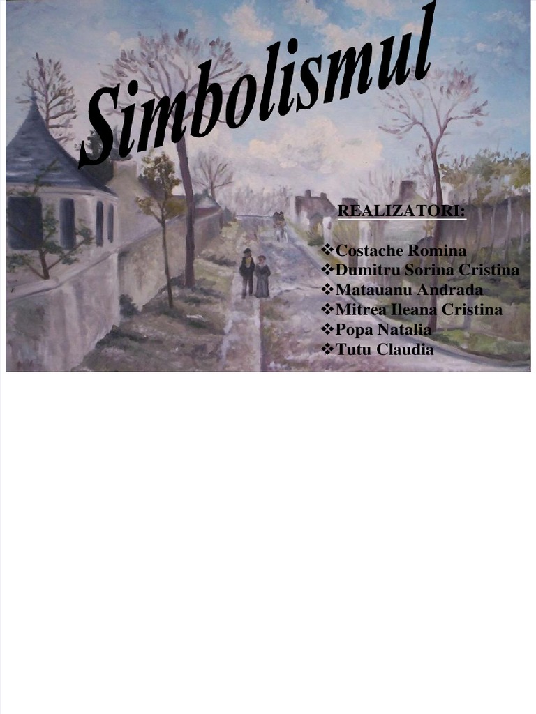 Simbolismul-55 B 0856 D 958 A 7 | PDF