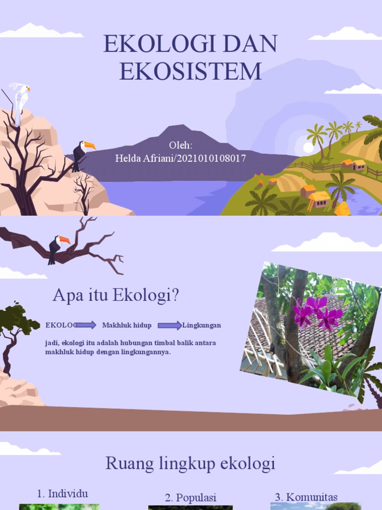 Materi Ekologi Dan Ekosistem | PDF