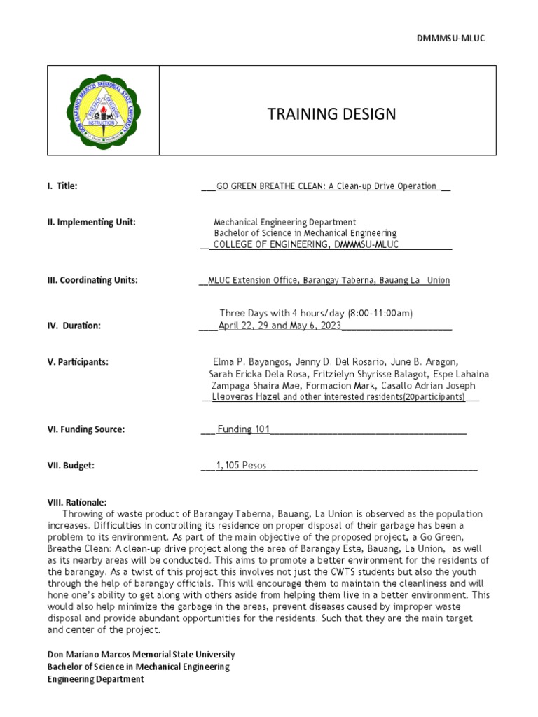 CLEAN UP DRIVE For Merge | PDF | Municipal Solid Waste | Waste Management