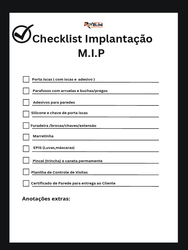 Checklist MIP | PDF