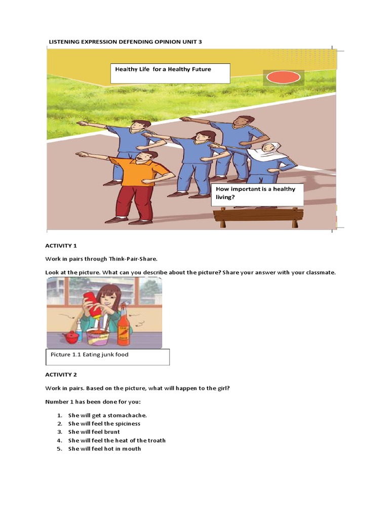 Listening Expression Defending Opinion Xi | PDF