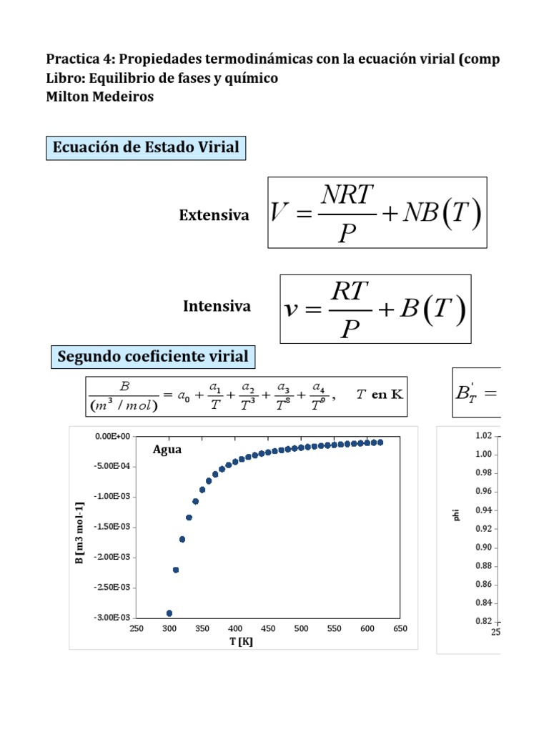 1-Ecuacion-Virial-puro-V3 | PDF | Metrología | Gases