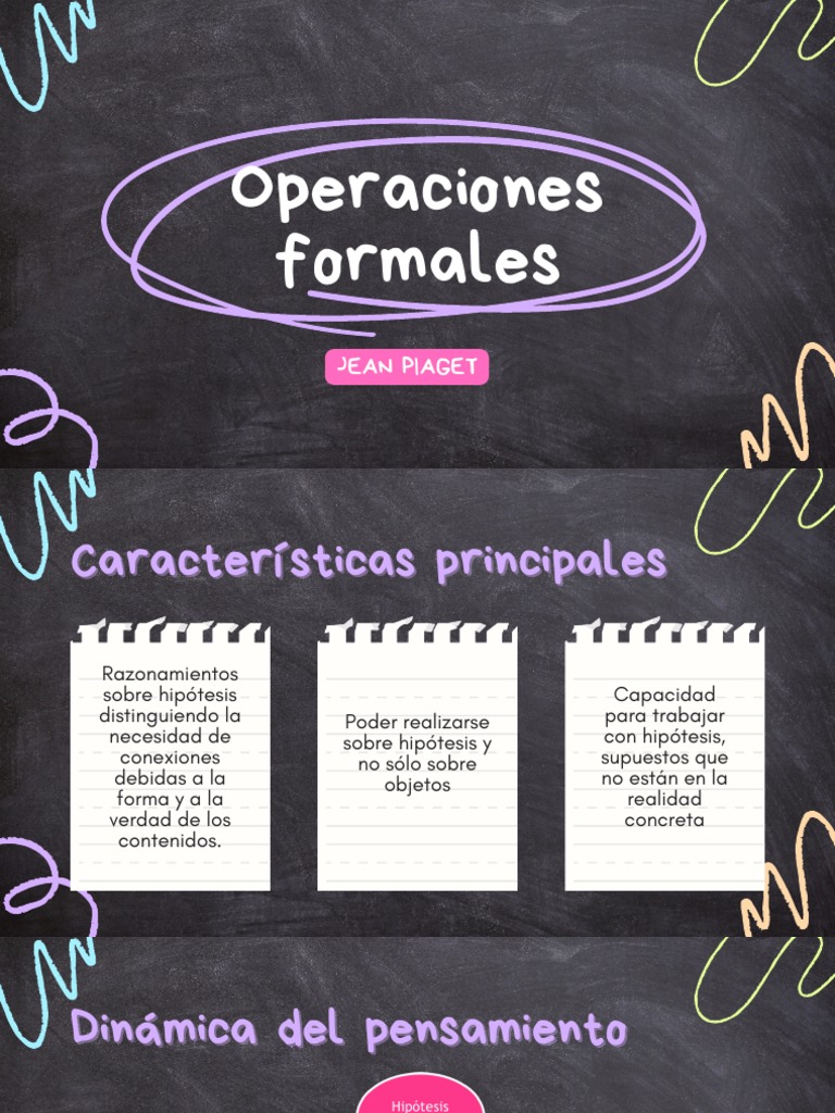 OPERACIONES FORMALES | PDF | Pensamiento | La insulina tiene gusto del ...