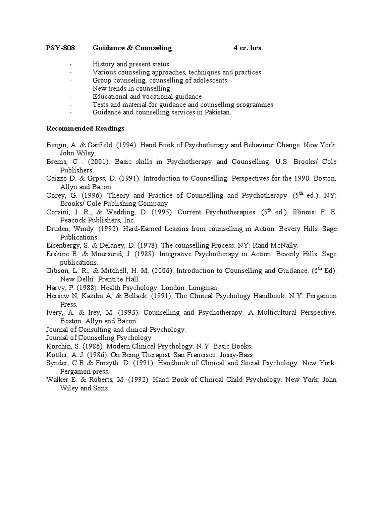 Courses Outline PHD 2022-23 | PDF