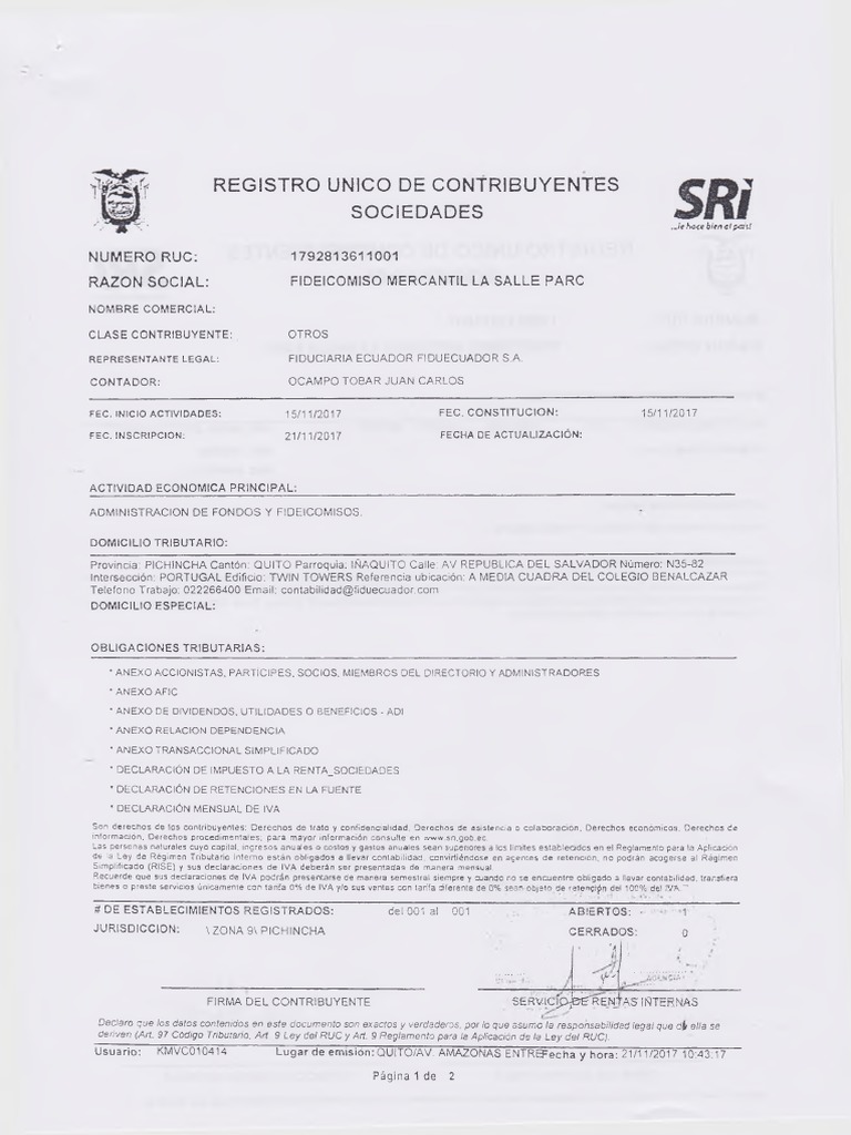 DocumentoPreaprobado RUC | PDF | Ley común | Derecho Civil (Common Law)