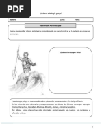 Sopa de Letras Dioses Griegos | PDF