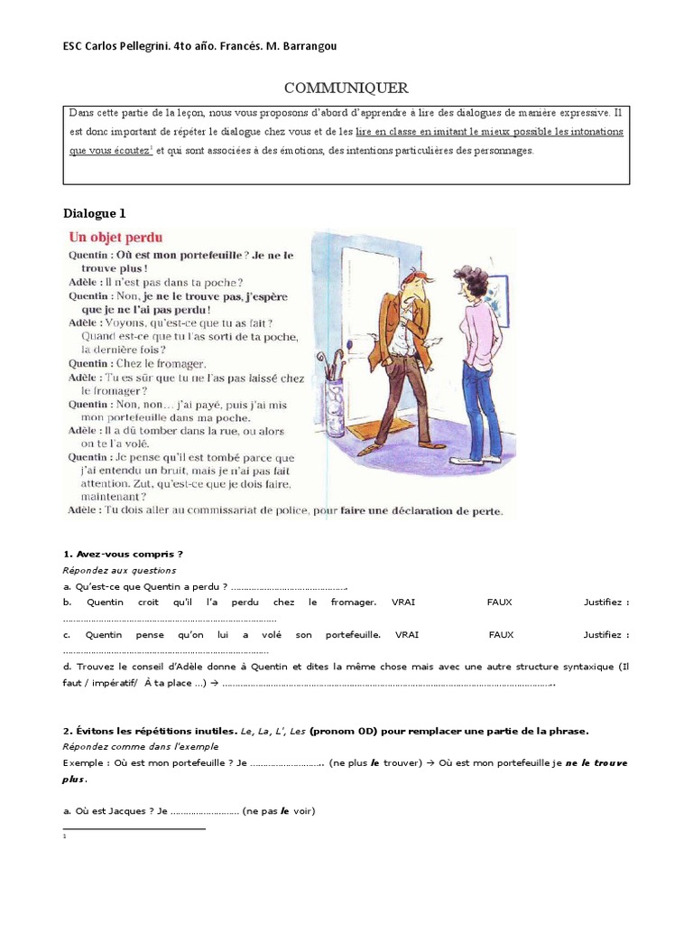 Parler Du Passé | PDF | Linguistique | Grammaire
