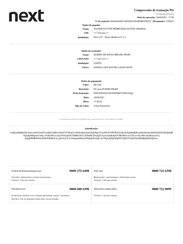 Comprovante Pix | PDF | Tecnologia bancária | Pagamentos