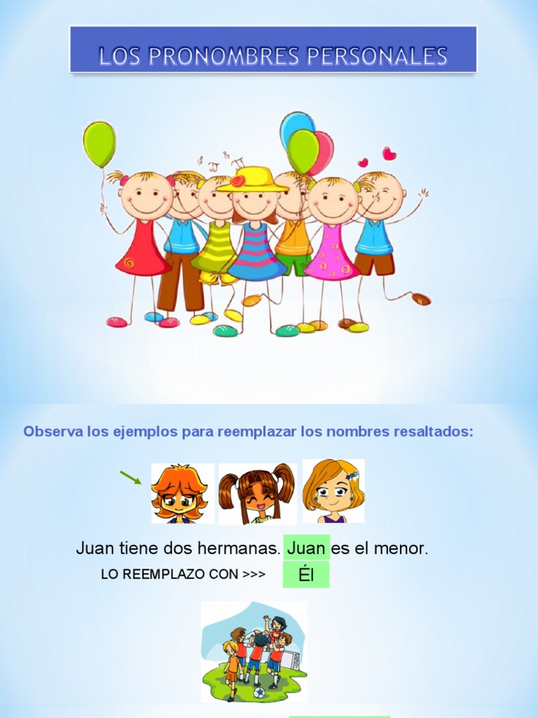ppt pronombres personales | PDF