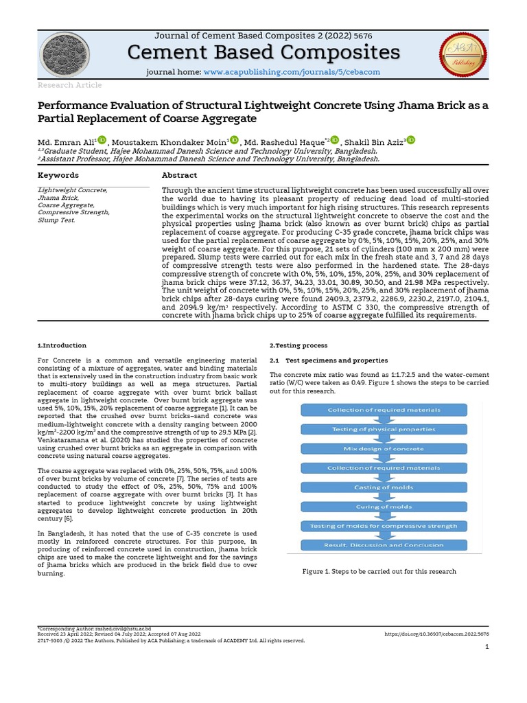 Cebacom 2022 676 | PDF | Concrete | Construction Aggregate