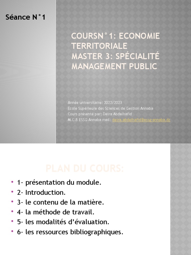 Cours 1 | PDF | Économie | Développement durable