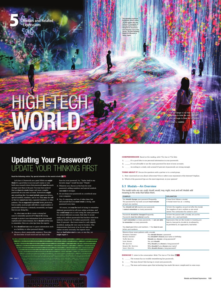 Level 3 Unit 5 | PDF | Password | Linguistics