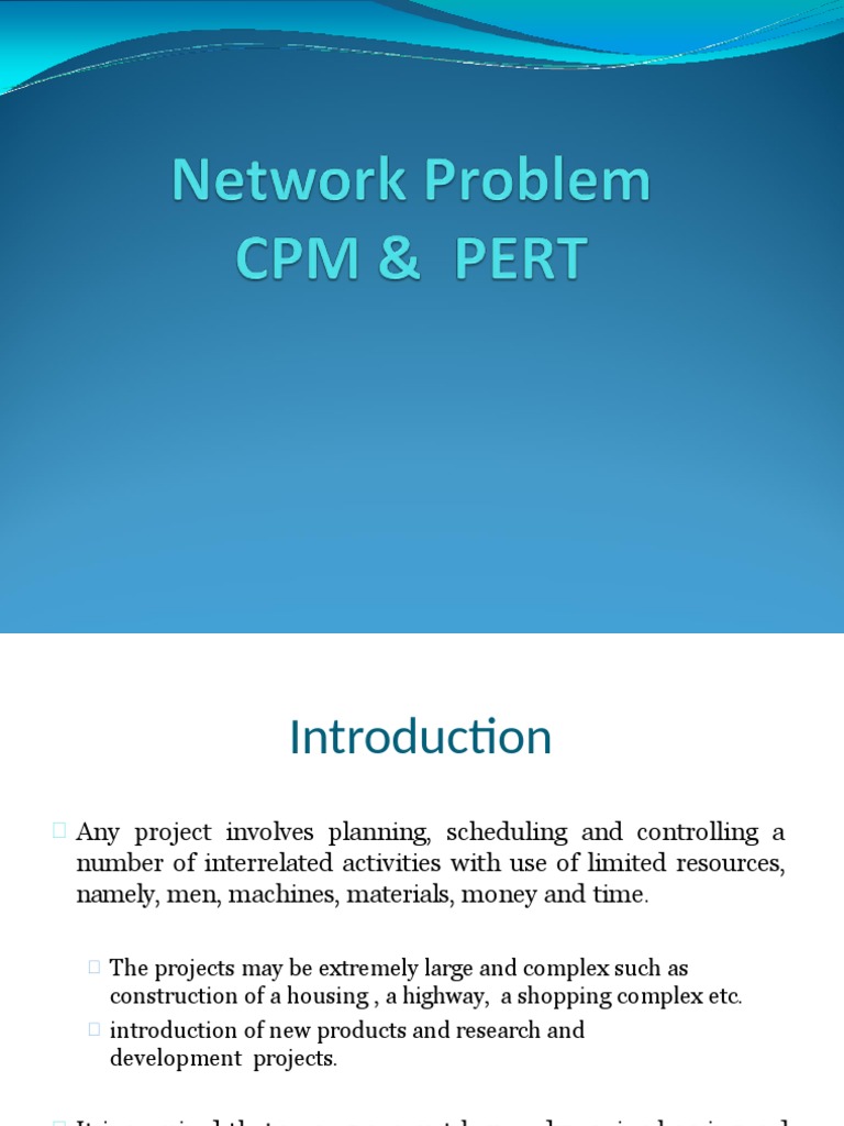 Pert, CPM and Cost | PDF | Applied Mathematics