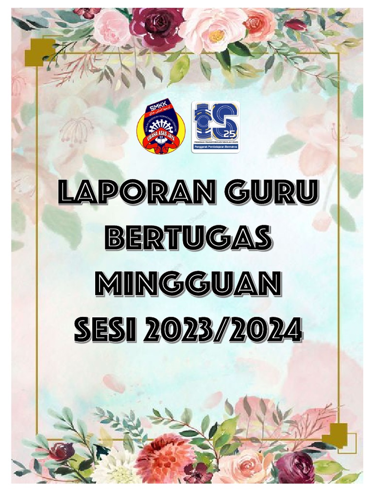 COVER LAPORAN GURU BERTUGAS | PDF