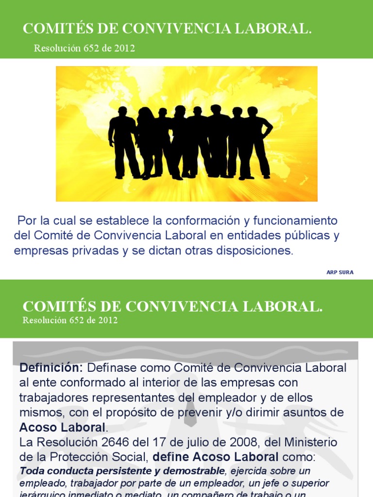 Presentacion - COMITE DE CONVIVENCIA | PDF