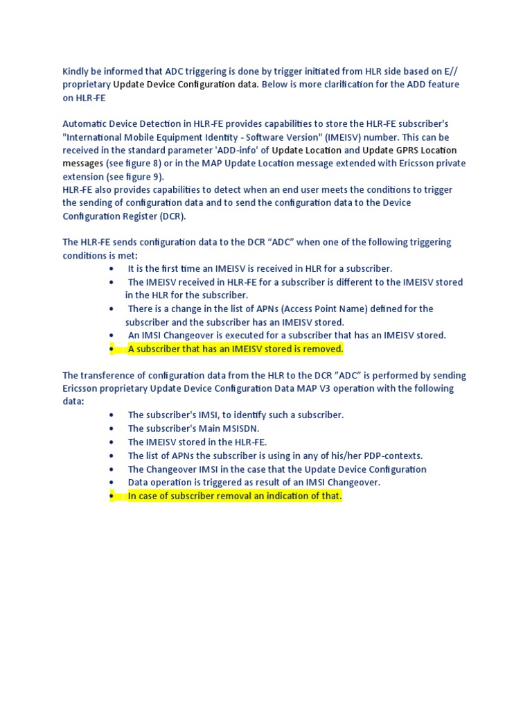 Update Device Configuration Data | PDF | Telecommunications Standards | Computing