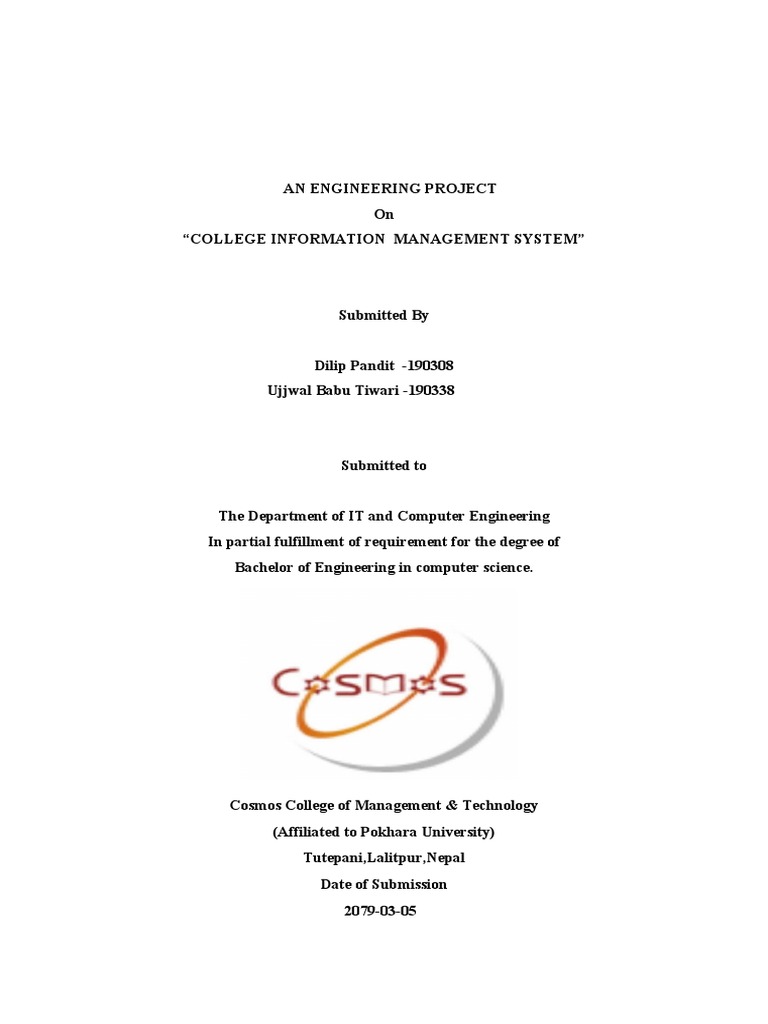 College information management system(CIMS) | PDF